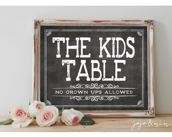 Instant 'RESERVED FOR KIDS' Printable 8x10 11X14 | Etsy