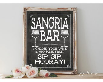 Sangria sign | Etsy