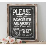 Personalized 'Please write your favorite memory with NAME | Etsy