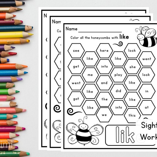 CRACK THE CODE Sight Word Practice Printable Kids Home School - Etsy