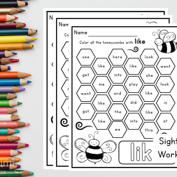 Sight Word - Etsy UK