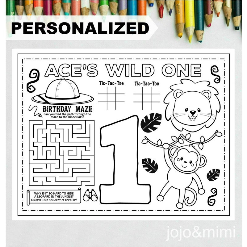 Wild One Printables - Etsy