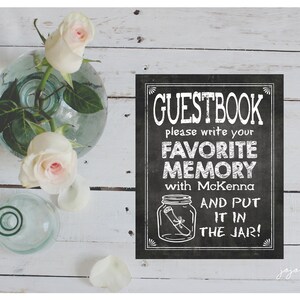 Personalized 'please Write Your Favorite Memory' Printable Graduation ...