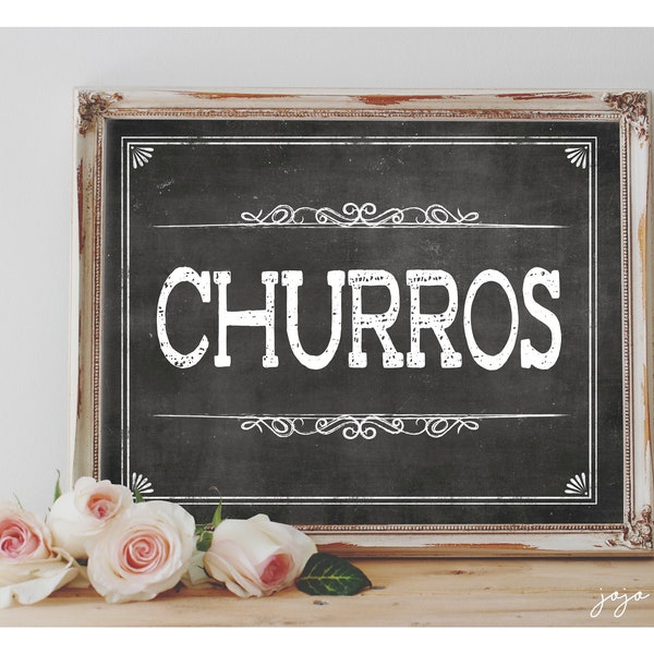 Churros Sign - Etsy