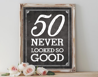 50 Never Looked so Good - Etsy