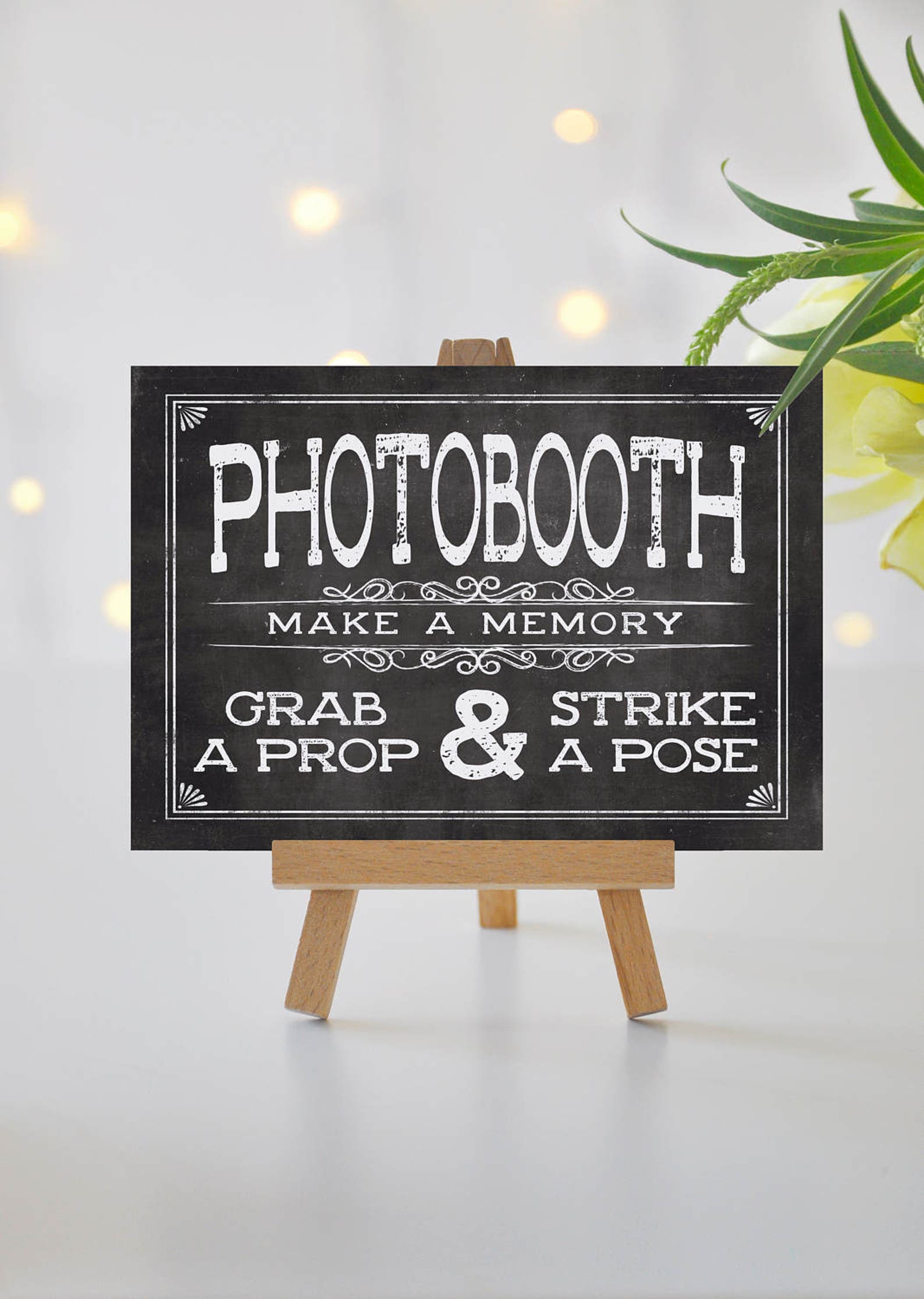 Instant Photobooth Make a Memory Grab a Prop and Strike a Pose | Etsy ...