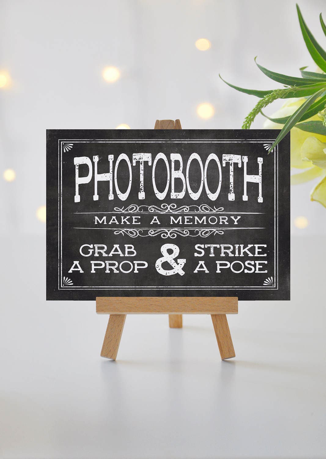 Instant Photobooth Make a Memory Grab a Prop and Strike a Pose - Etsy ...