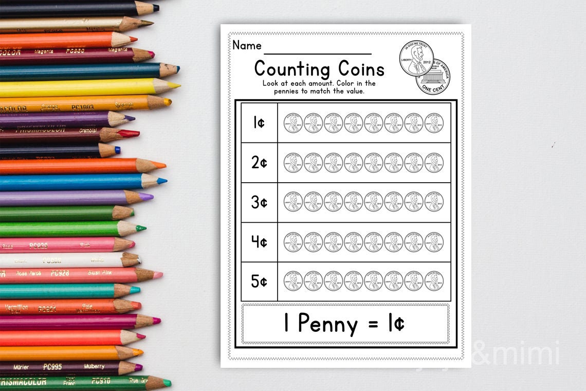 Money Intro to U.S Coins Printable Learning Resource Coin - Etsy