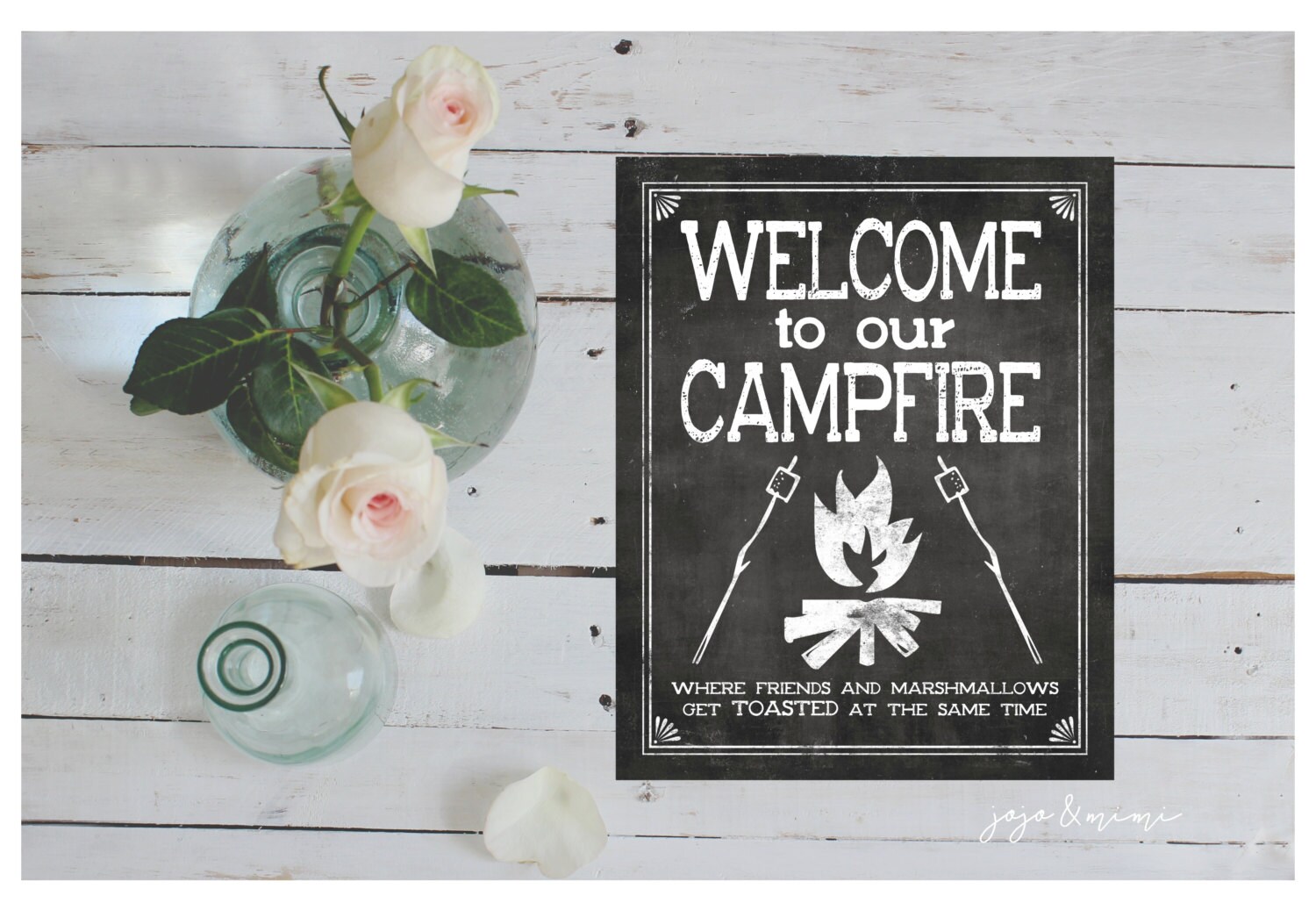Instant 'welcome to Our Campfire' Printable 8x10 - Etsy Australia