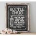 Instant 'BOTTLE CHUG' Printable 8x10 11x14 Sign Baby | Etsy