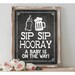 Instant 'SIP, SIP, HOORAY A Baby is on the Way' Printable Sign ...