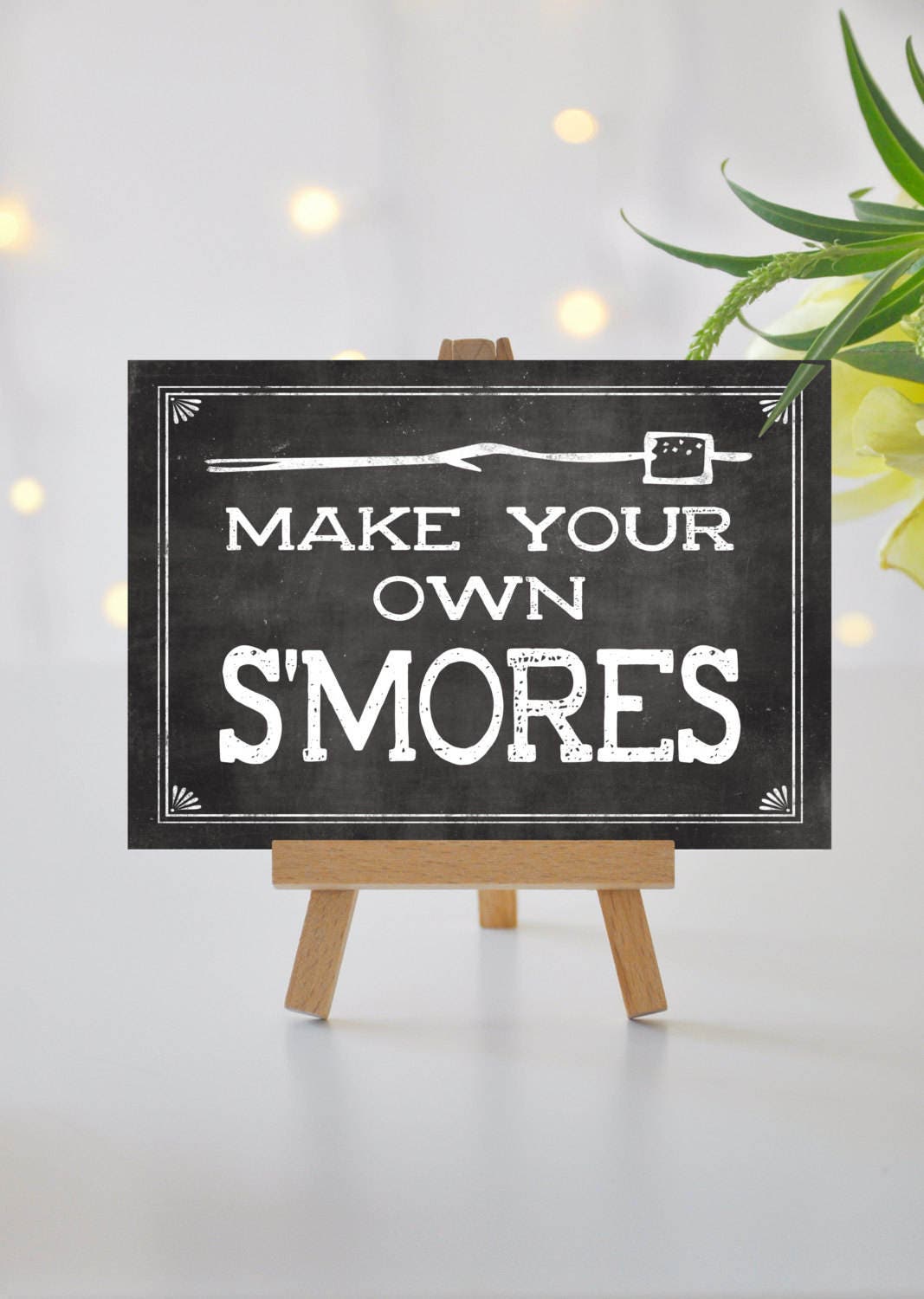 Instant 'Make your own 'S'MORES' Printable | Etsy