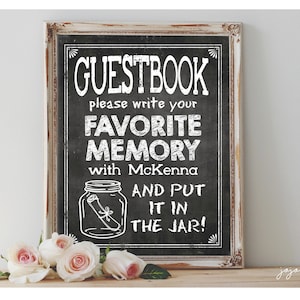 Personalized 'please Write Your Favorite Memory' Printable Graduation ...