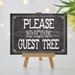 Instant 'please Sign Our Guest Tree' Printable Event Sign Wedding Party ...