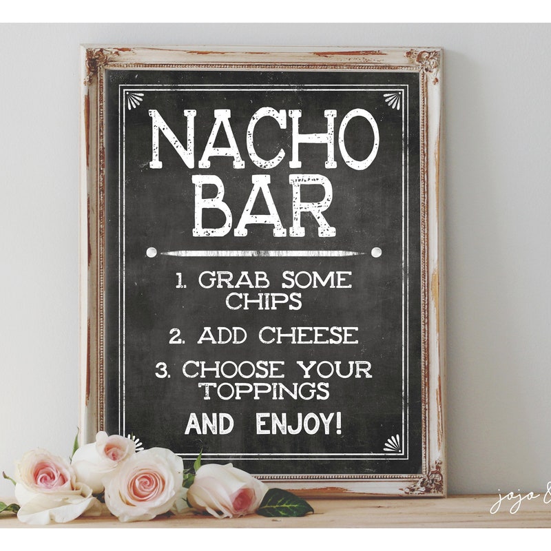 Nacho Bar Graduation Party - Etsy