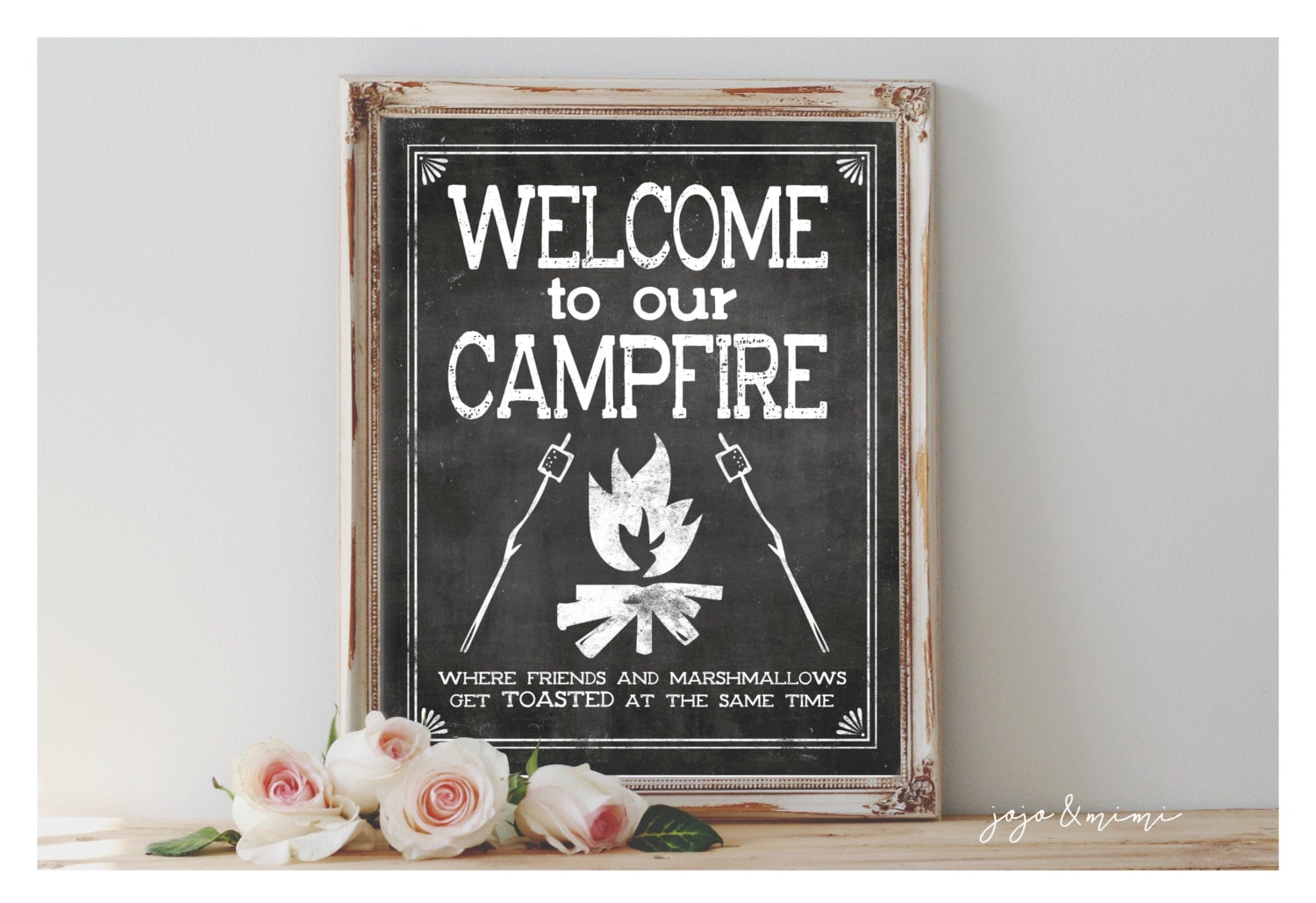 Instant 'Welcome to our Campfire' Printable 8x10 | Etsy