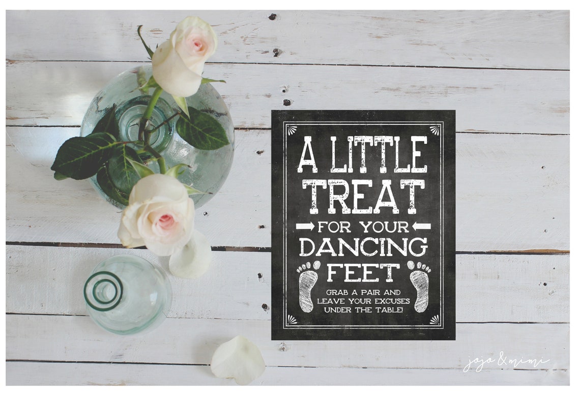 Instant 'A little treat for your dancing feet' | Etsy