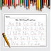 Handwriting Practice Letters Aa-zz Worksheets Printable Alphabet ...