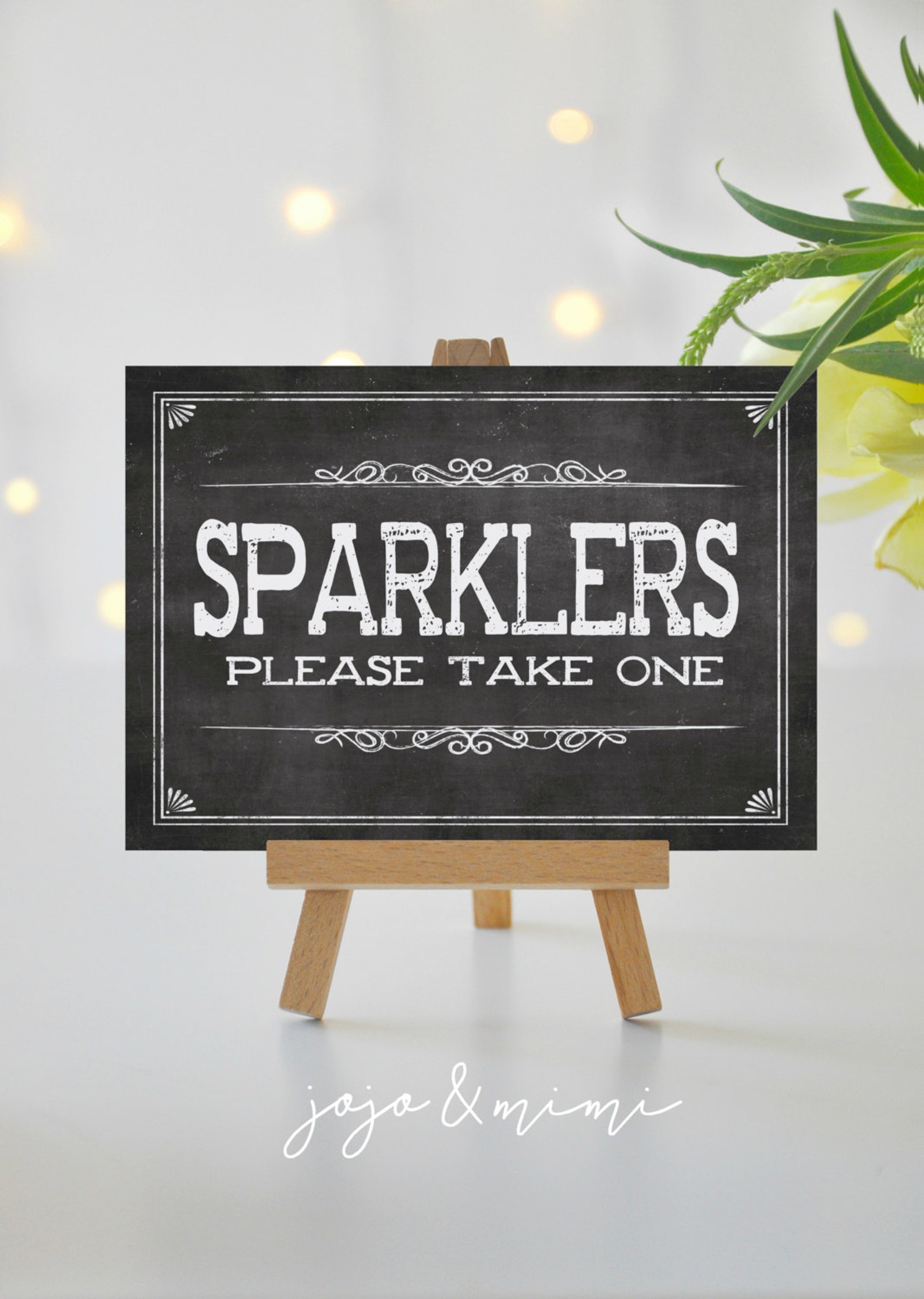 Instant 'SPARKLERS Please Take One' Printable 8x10 Event Sign Wedding ...