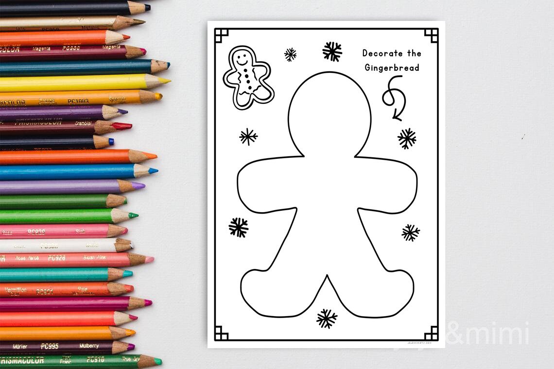 HOLIDAY Printable Christmas Activity Bundle I Spy Gingerbread Coloring ...