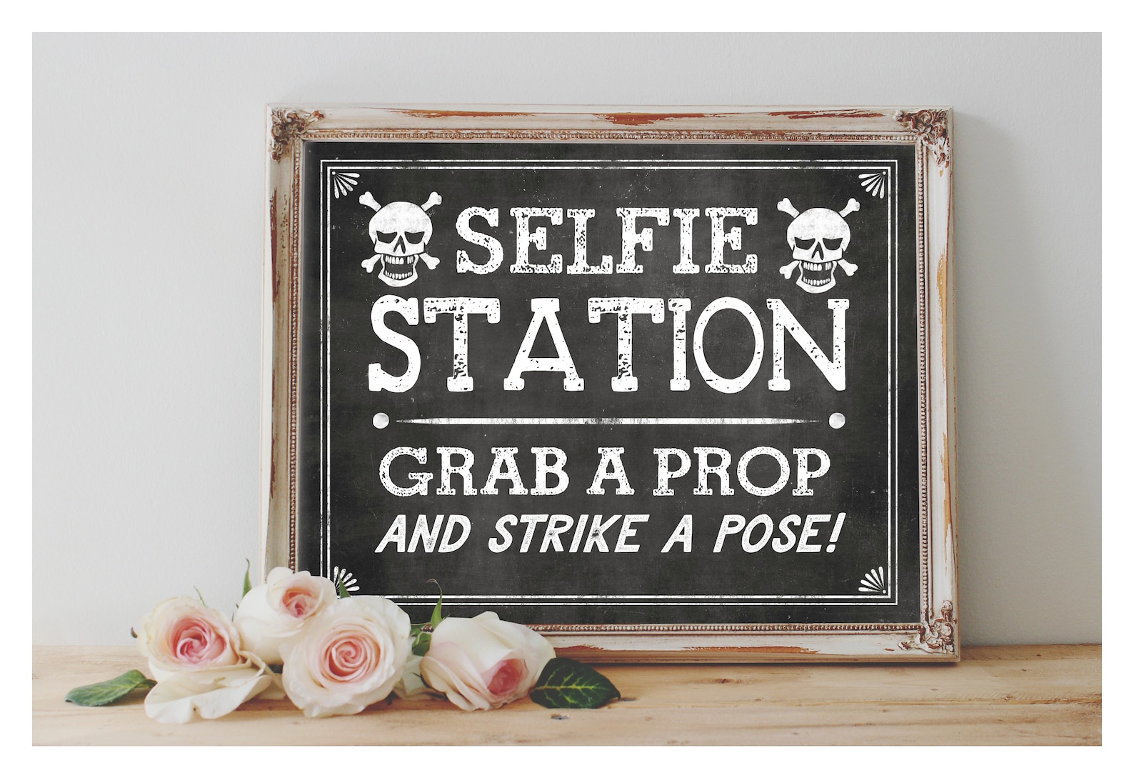 Instant 'SELFIE STATION' Sign Printable 8x10 or 11X14 | Etsy
