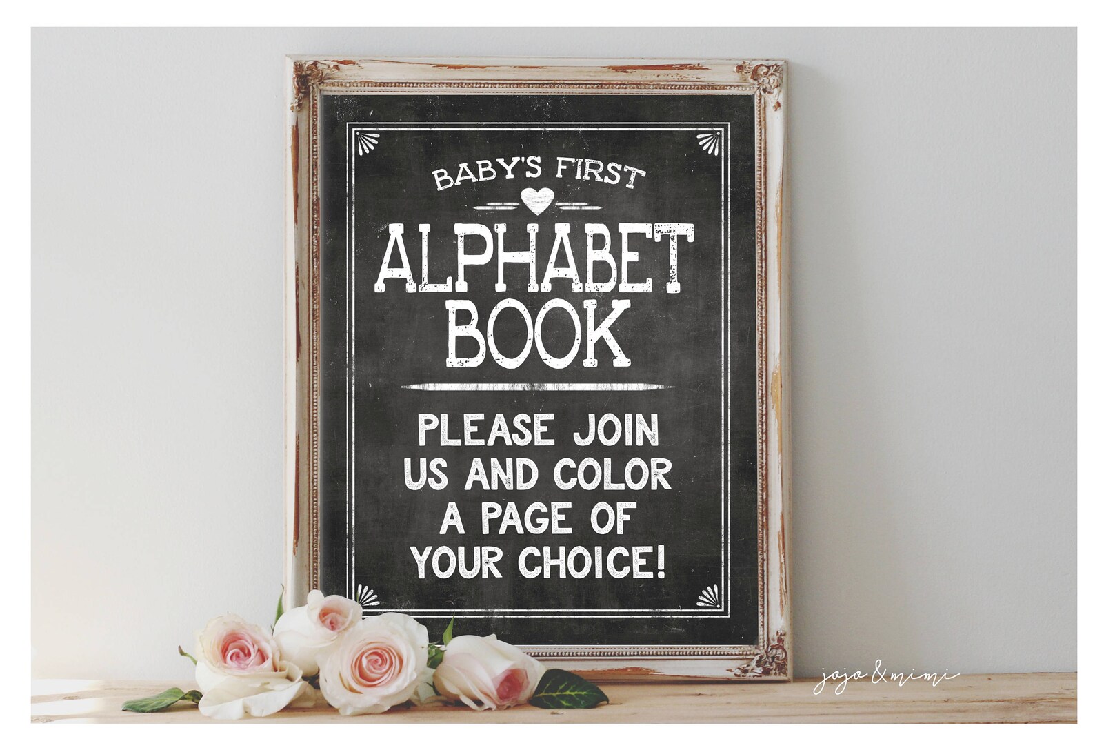 Instant 'baby's First Alphabet Book' Printable - Etsy