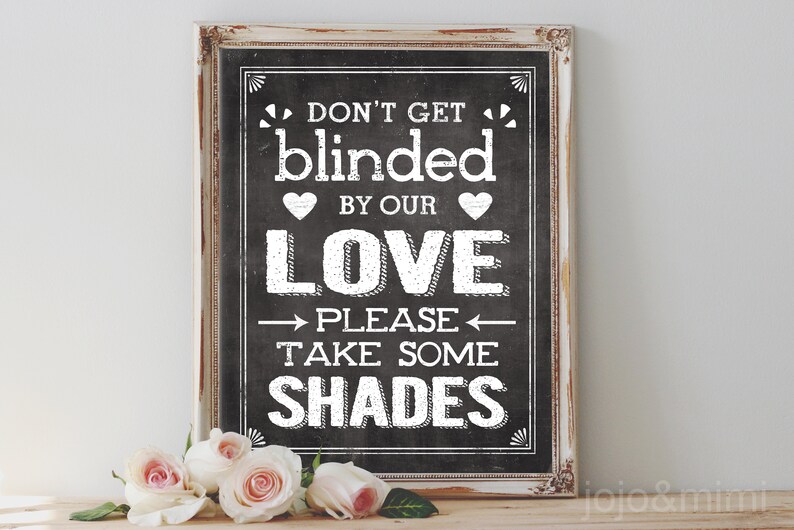 Instant Dont Get Blinded By Our Love Please Take Etsy