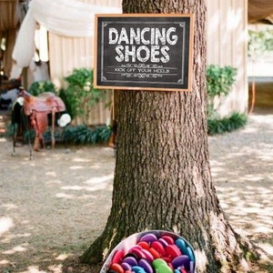 Instant 'DANCING SHOES Kick off Your Heels'' Printable 8x10, 11X14 Sign ...