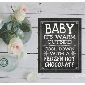 Instant 'baby It's Warm Outside' Cool Down With a Frozen Hot Chocolate ...