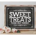Instant 'SWEET TREATS Please Help Yourself' Printable 8x10, 11x14 Sign ...