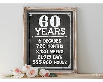 1959 Birthday Sign - Etsy