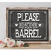 Instant 'please Sign Our Barrel' Printable Wedding - Etsy