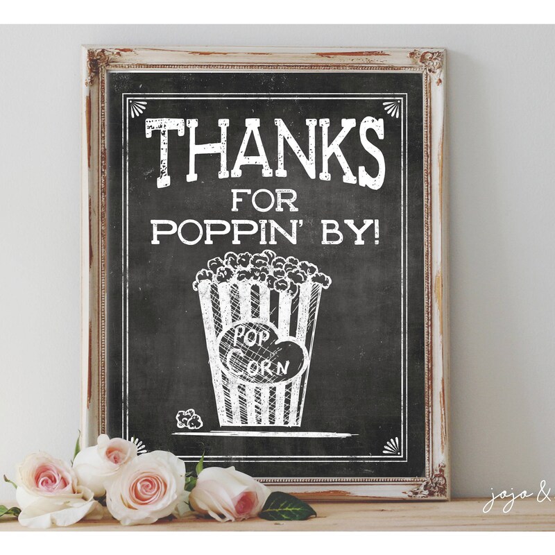 Popcorn Sign - Etsy