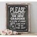 Instant 'please Leave a Note for the New Graduate' Printable Graduation ...