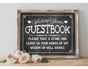 Wishing Stones Sign - Etsy