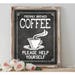 Instant 'freshly Brewed COFFEE Please Help Yourself' | Etsy
