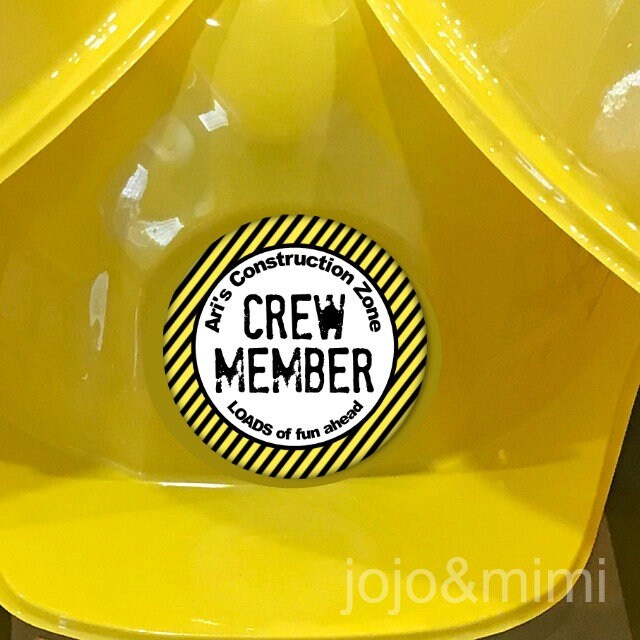 Personalized CREW MEMBER Construction Zone Loads of Fun Ahead | Etsy