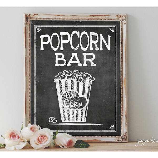 Popcorn Sign - Etsy