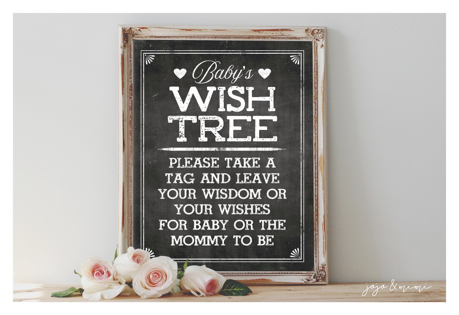 Instant 'BABY'S WISH TREE' Printable 8x10, 11x14 Sign Baby Shower ...