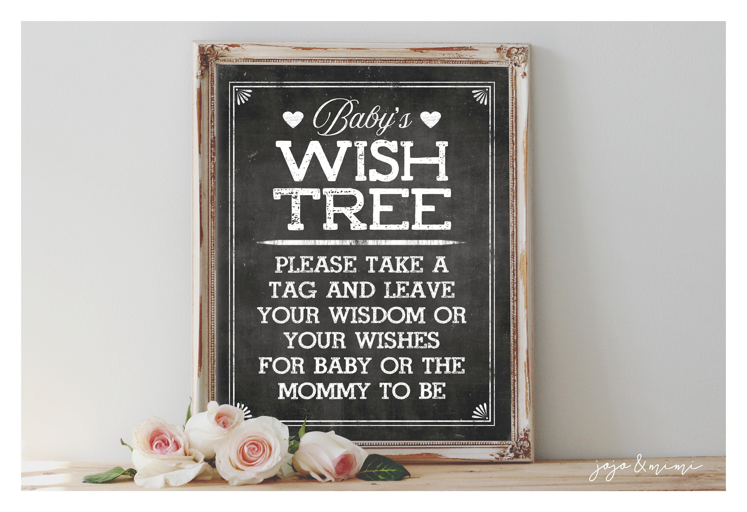 Instant 'BABY'S WISH TREE' Printable 8x10 11x14 | Etsy