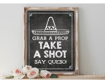 Say Queso Sign - Etsy