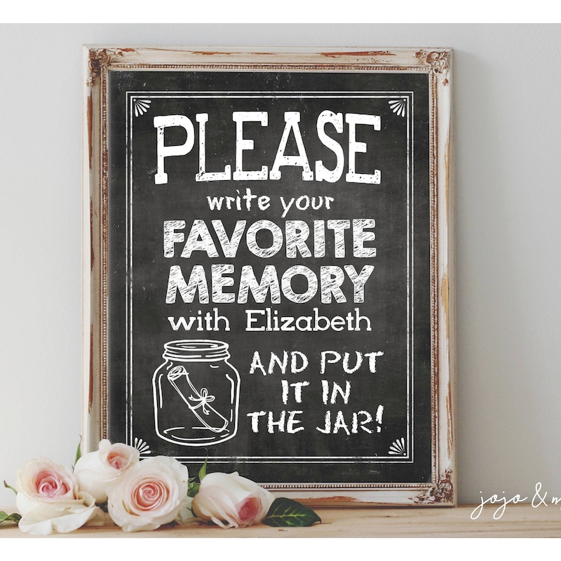 Memory Jar Birthday - Etsy