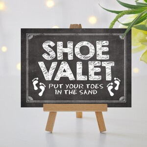 Instant 'SHOE VALET Put Your Toes in the Sand' Printable 8x10, 11X14 ...