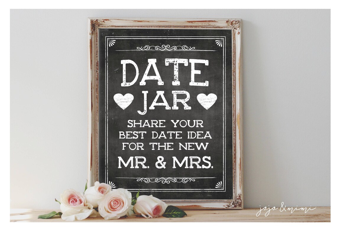 Instant 'DATE JAR Share Your Best Date Idea for the New - Etsy