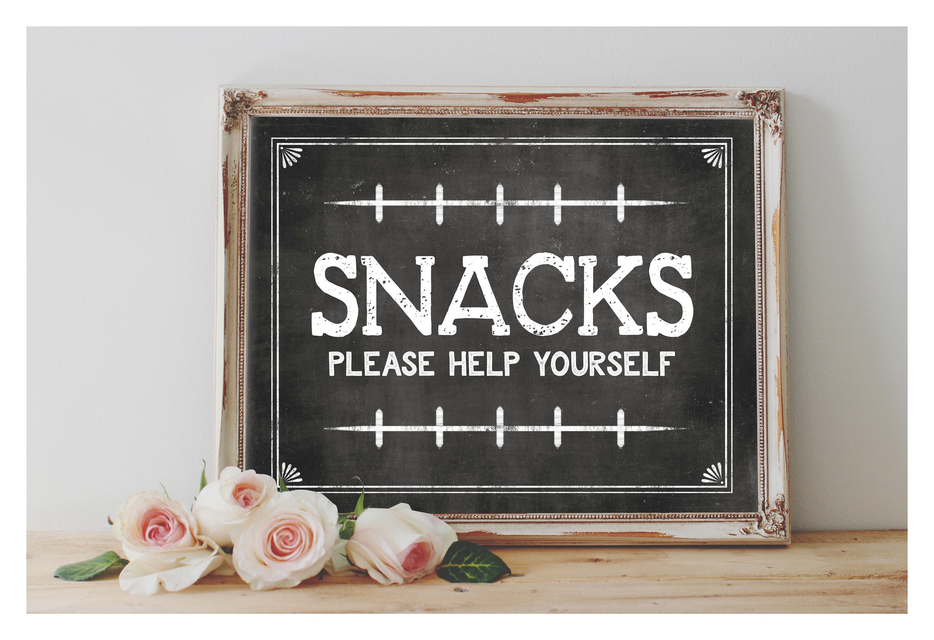 Instant 'SNACKS Please Help Yourself' Printable - Etsy UK