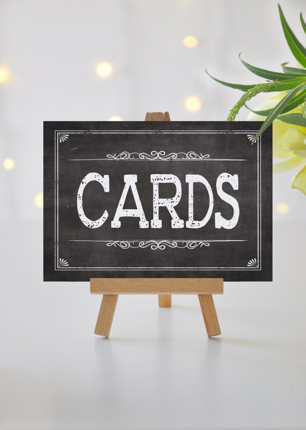 Instant 'CARDS' Printable Wedding or Event Cards Table - Etsy