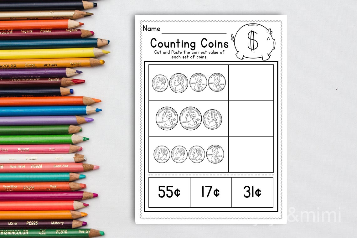 Money Intro to U.S Coins Printable Learning Resource Coin - Etsy