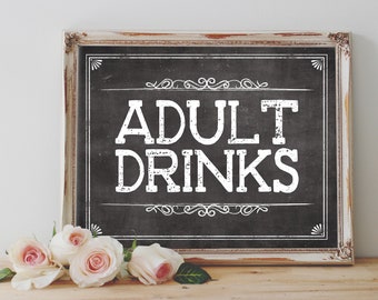 Adult Party Sign - Etsy