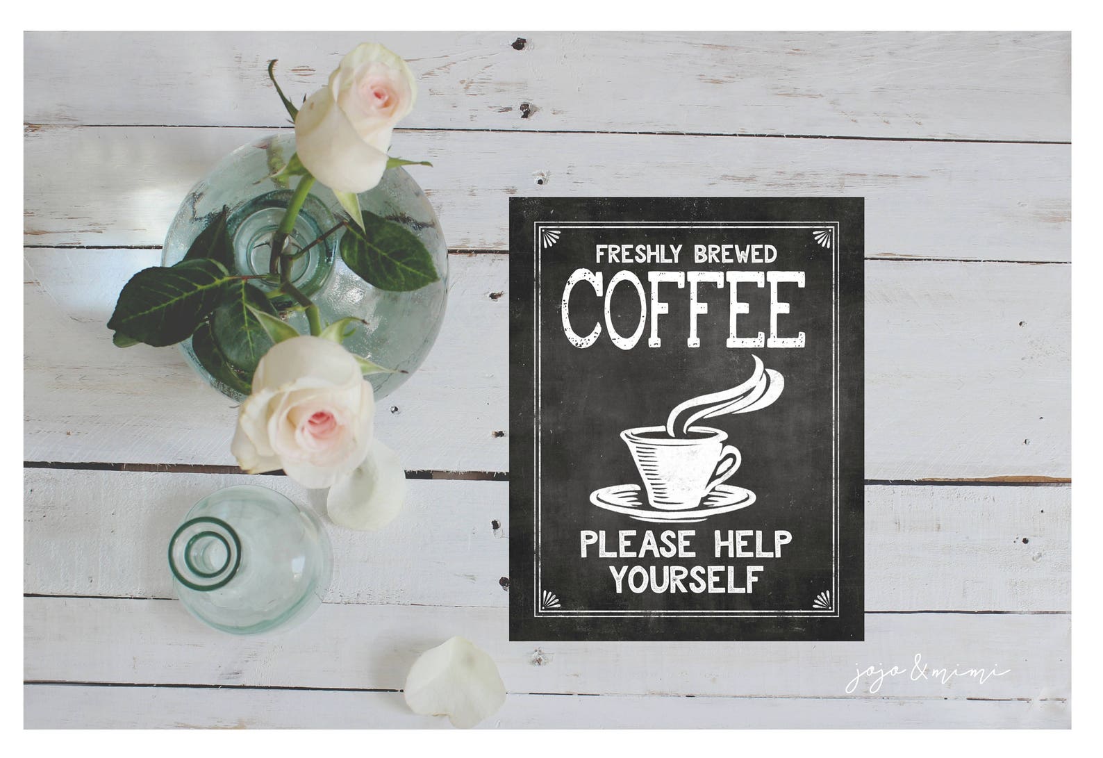 Instant 'freshly Brewed COFFEE Please Help Yourself' | Etsy