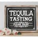 INSTANT 'TEQUILA TASTING Please Enjoy' Printable Chalkboard Wedding or ...